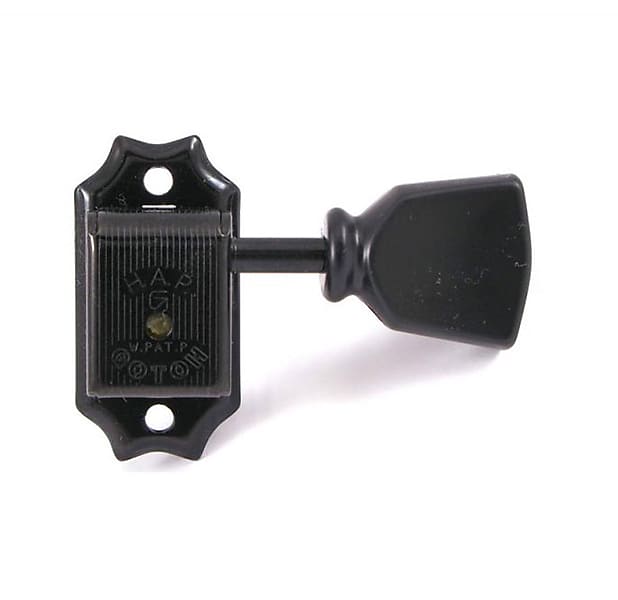 Locking Machine Heads Set 3+3 black Gotoh | Reverb Canada