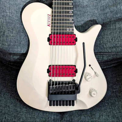 Kiesel Zeus Custom Built Rainbow Sparkle Headless Electric | Reverb