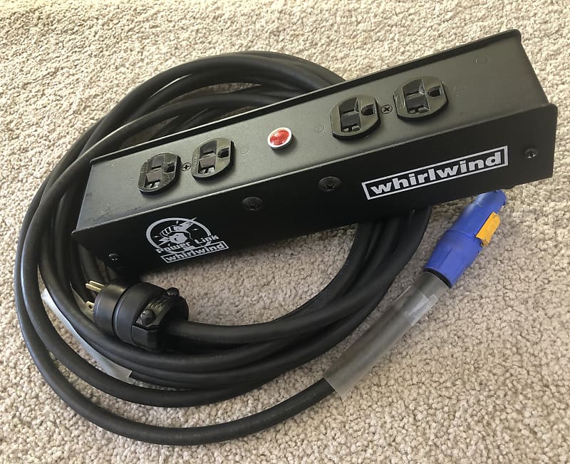 Whirlwind PL1-420-BK Link Tactical Power Distribution + 24 ft | Reverb