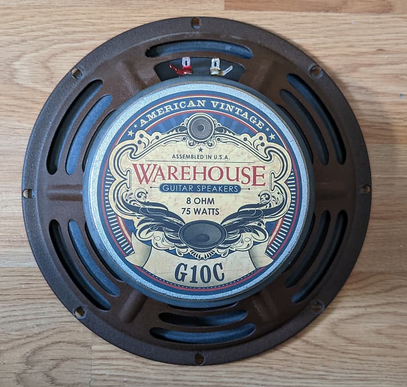 Warehouse Speakers G10C 75W 10" Guitar Speaker, 8 ohm | Reverb