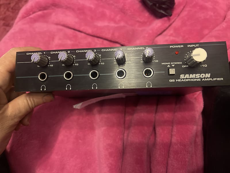 Samson Q5 Headphone Amplifier Q5 Mid 90s - Grey | Reverb