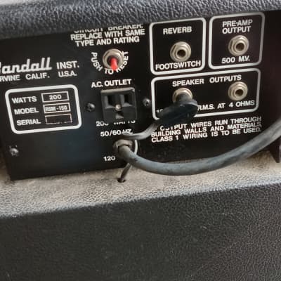 Randall Switchmaster 150 1970s - Black | Reverb