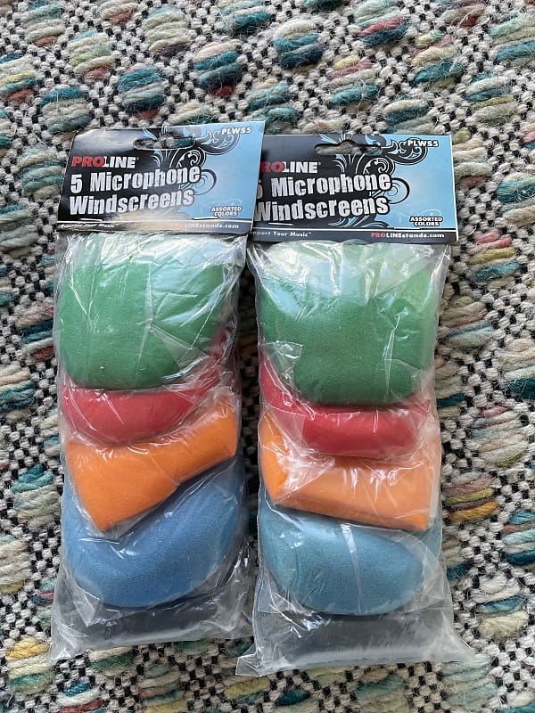 2 packs Proline 5 Microphone Windscreens 2023 | Reverb