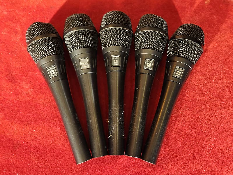 Lot of Five SM85's and One SM87 Condensor Microphones | Reverb
