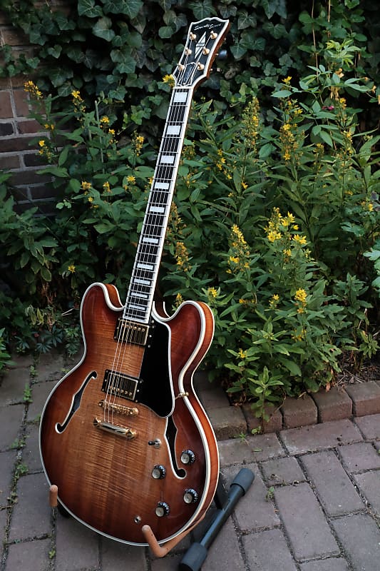 Seventy Seven Exrubato Custom Koa, ES-355 Model | Reverb