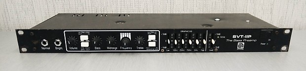 Ampeg SVT-IIP Tube Preamp Rackmount 1U Recently Serviced | Reverb