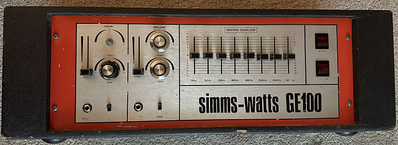 Simms-Watts GE-100 1960s-1970s | Reverb UK
