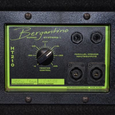 Bergantino HT210 - 2x10 Bass Cabinet | Reverb