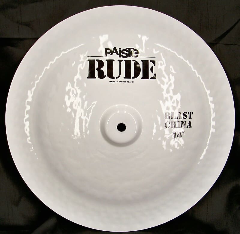 Paiste RUDE-Color Sound White 14" Blast China | Reverb