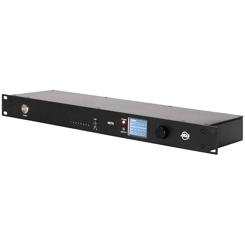 ADJ NET8 8-Port Rack Mountable DMX Over Ethernet Node | Reverb