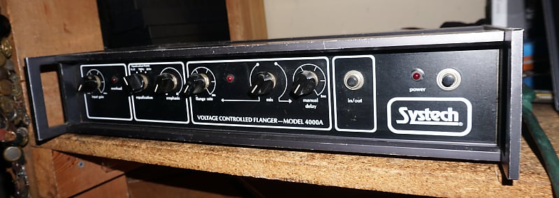 Old Systech 4000A Voltage Controlled Flanger Vintage Guitar | Reverb