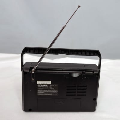 Craig CR4181 Portable AM / FM Radio - Black | Reverb