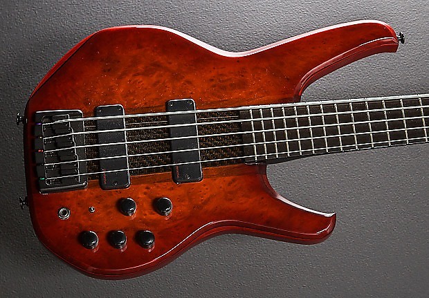 Status Empathy 5 String Bass 2004 Cherry Sunburst | Reverb
