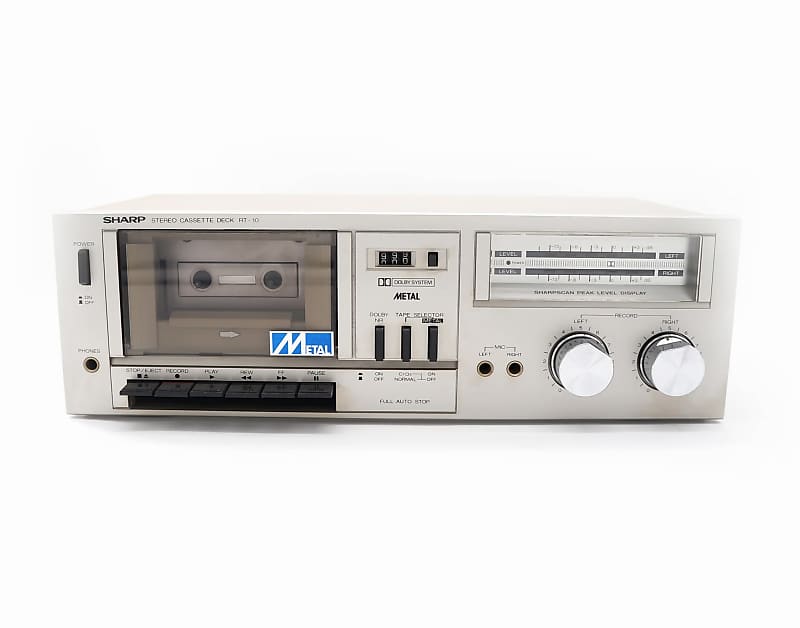 Vintage Sharp RT-10 Tape Cassette Player Deck RT10 Stereo | Reverb