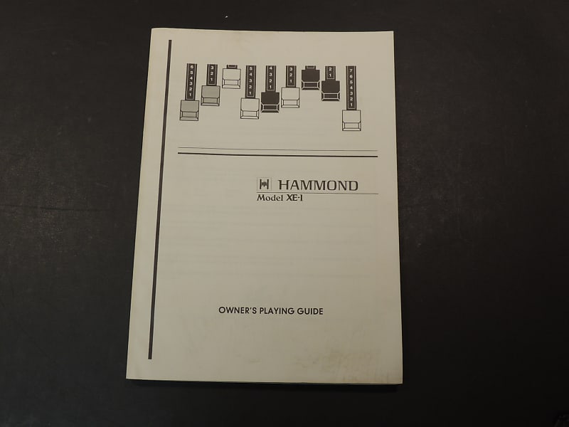 Hammond Model XE-1 Owner's Playing Guide [Three Wave Music] | Reverb