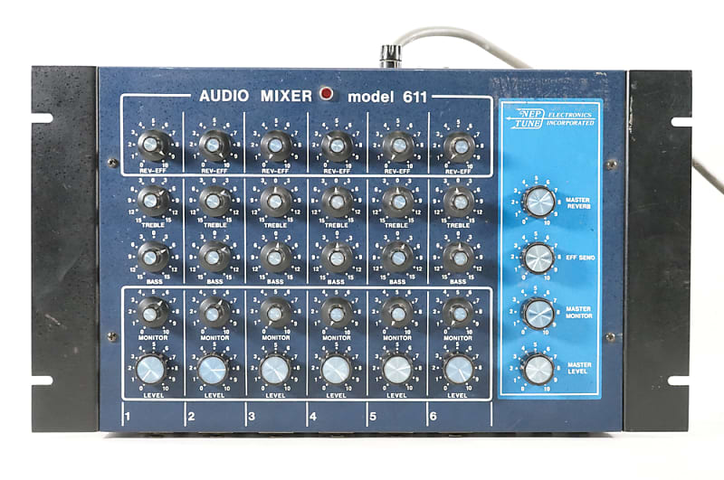 Neptune Electronics Inc Model 611 Mixer w/Spring Reverb - | Reverb