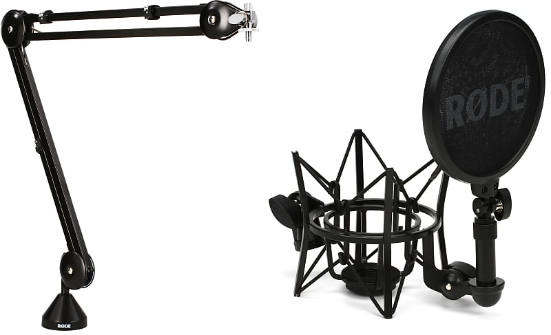 Rode PSA1 Desk-mounted Broadcast Microphone Boom Arm Bundle | Reverb