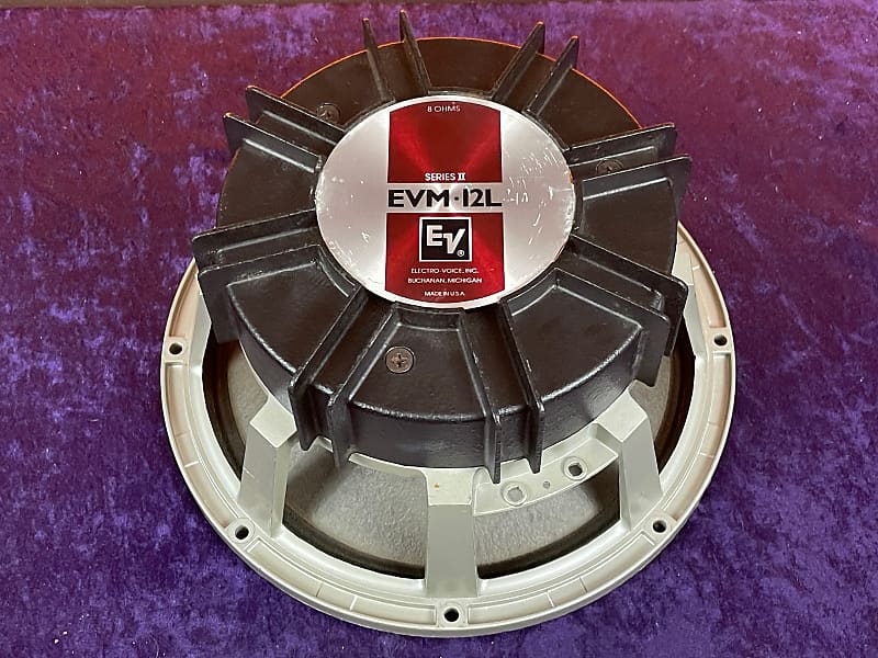 1980's Electro Voice EVM 12L Series II Guitar Speaker | Reverb