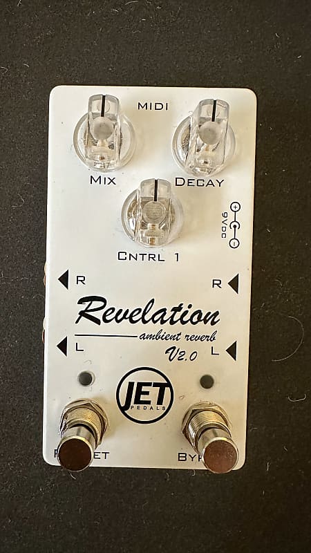 Jet Pedals Revelation Reverb v2.0 w/Midi 2022 - White - | Reverb