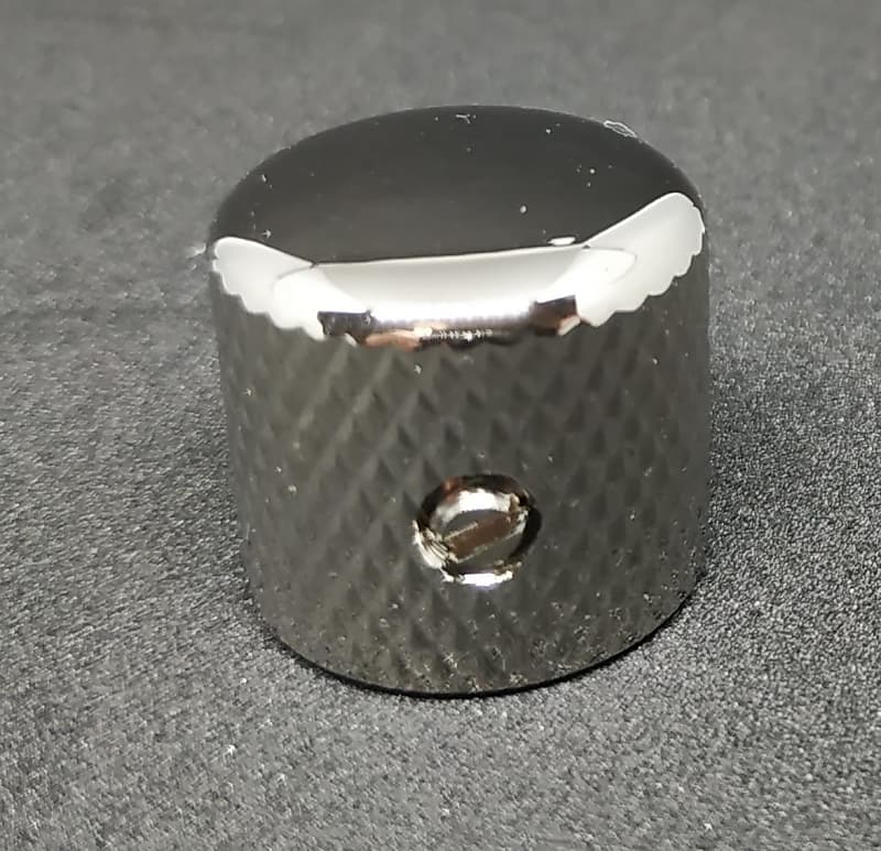 1 Nickel Big Grip Telecaster Metal Dome Knobs for | Reverb Deutschland