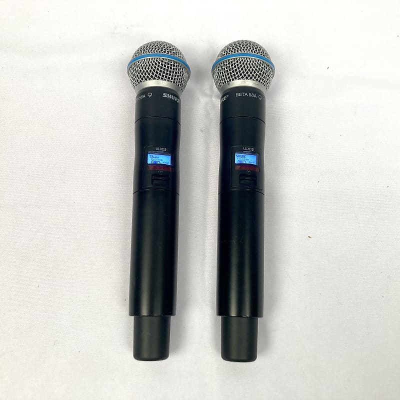 Shure ULXD2 BETA 58A (Matching pair) | Reverb