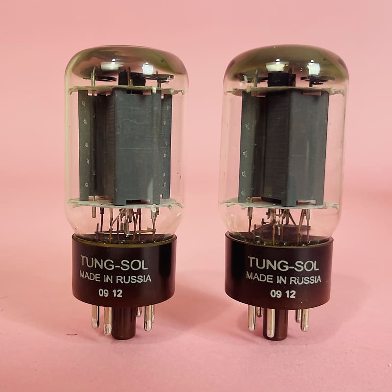 Tung-Sol 5881 Matched Pair Russian Made Power Tubes | Reverb UK