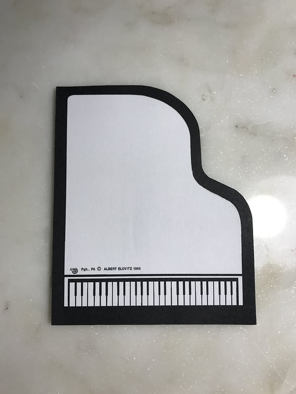 Grand Piano Sticky Notes | Reverb