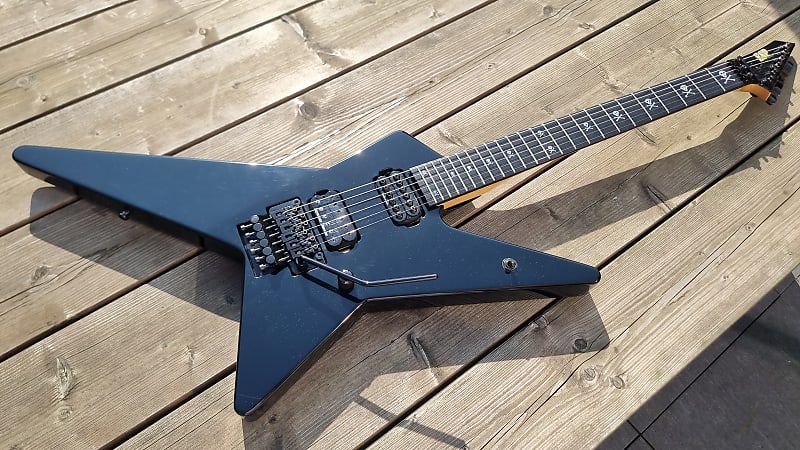 ESP Anchang Random Star Custom Shop 2000s - Black | Reverb