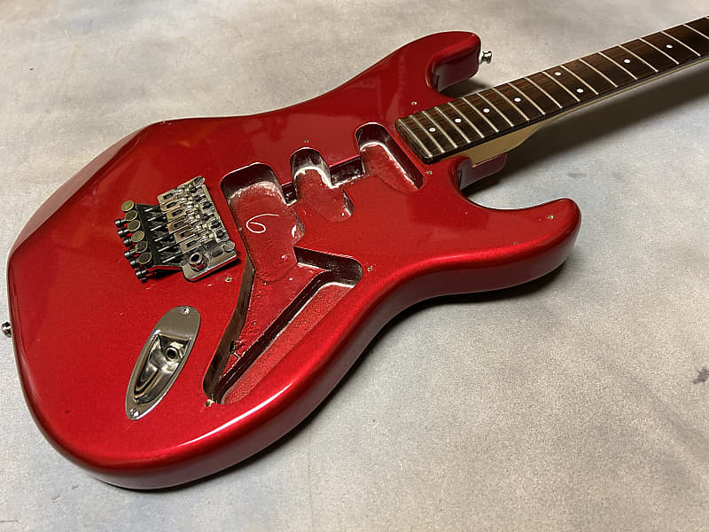 1980's Kramer Pacer Body & Banana Headstock Neck w/Floyd Rose | Reverb