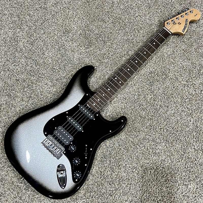 Fender Starcaster Stratocaster Silverburst Electric Guitar | Reverb