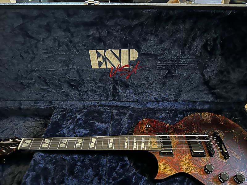ESP USA Eclipse 2022 - Hellfire satin | Reverb