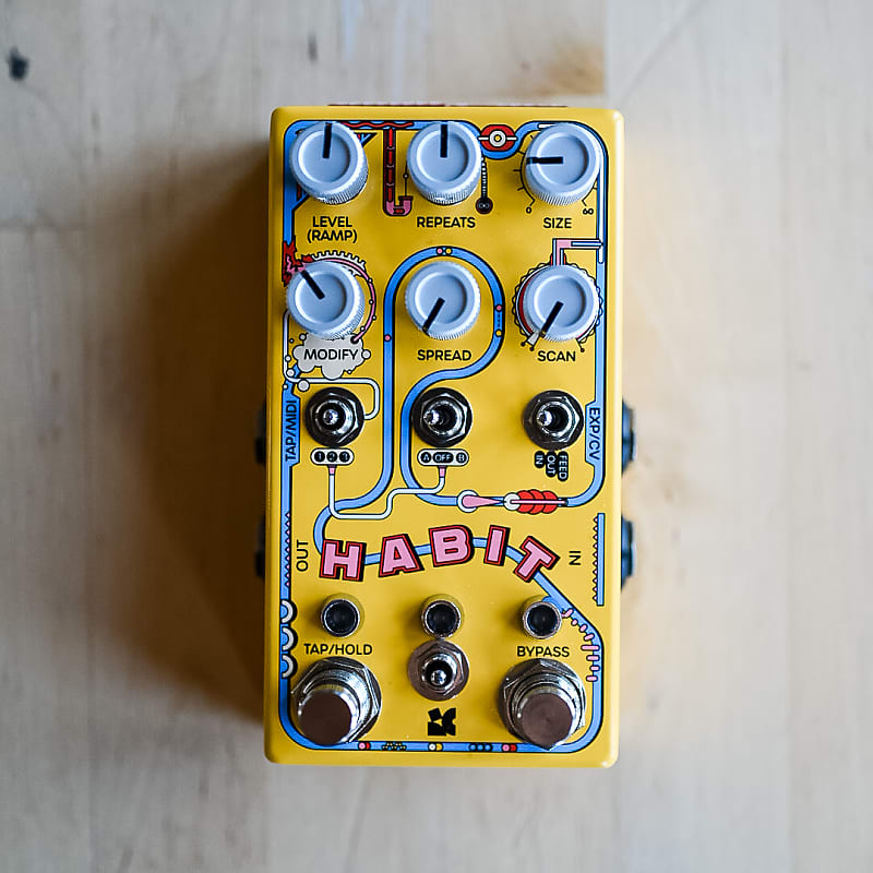 Chase Bliss Audio Habit 2022 - Present - Yellow Graphic | Reverb