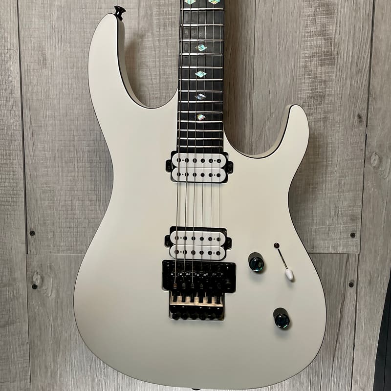 Used Kiesel DC Neck Through White / White Floyd Rose w/bag | Reverb