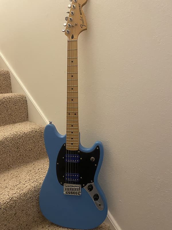 partscaster mustang 2000s - blue | Reverb