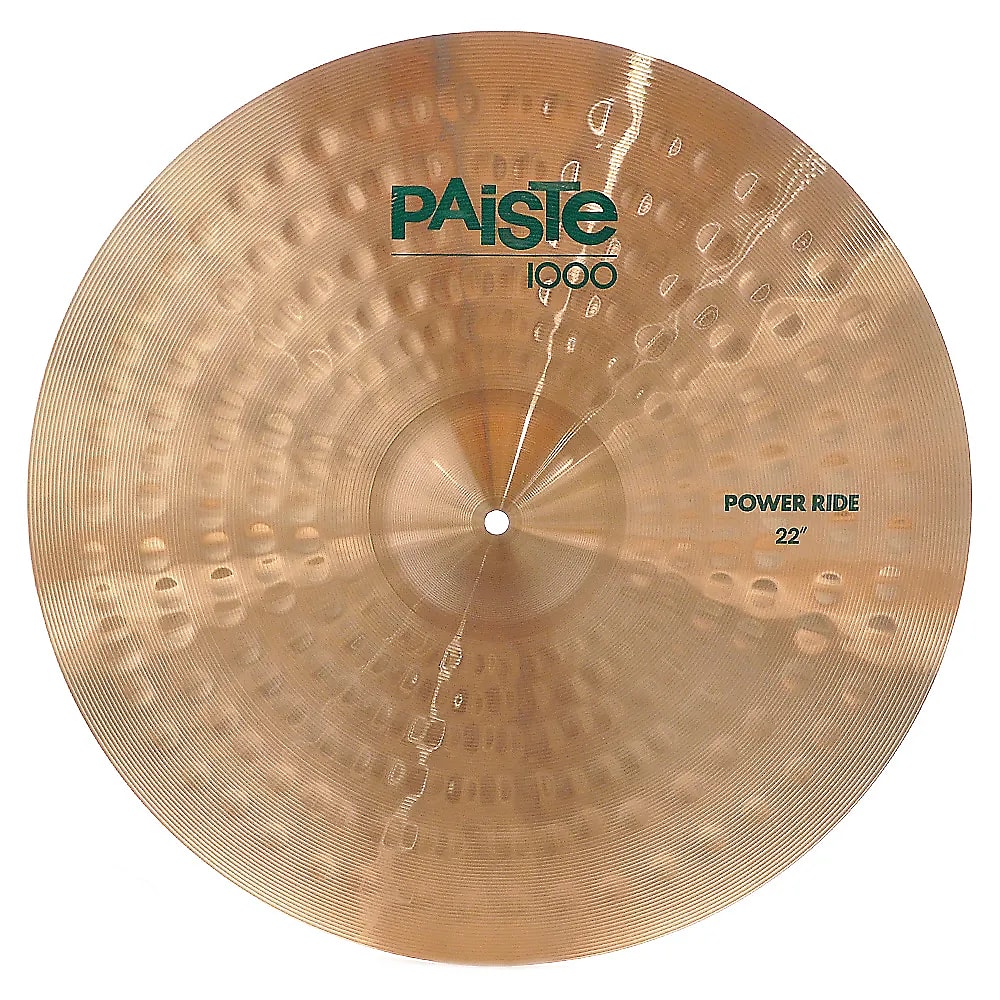 Paiste 22" 1000 Power Ride Cymbal | Reverb