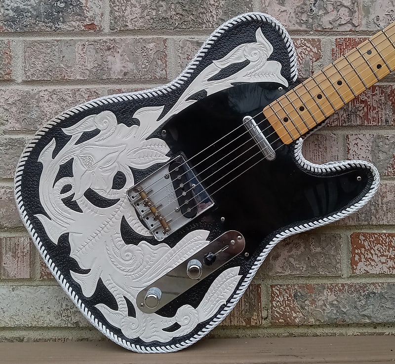 Used 2014 Fender Leather-Wrapped Baja Telecaster Electric | Reverb
