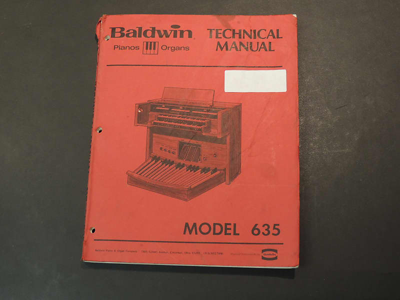 Baldwin Model 635 Technical Manual [Three Wave Music] | Reverb