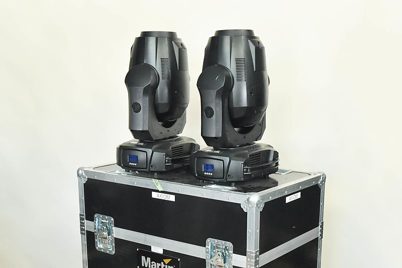 Martin MAC Axiom Hybrid 440W Wash/Beam Moving Light Pair w/ | Reverb