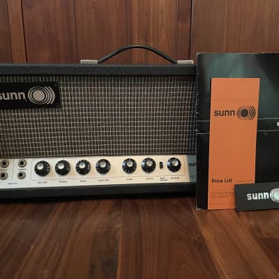 1969 Sunn Sceptre w/ sales folder and an extra MOP ebony | Reverb