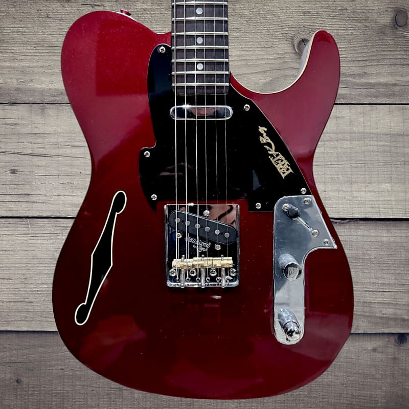 Fret-King Country Squire Stealth 2022 - Candy Apple Red | Reverb UK