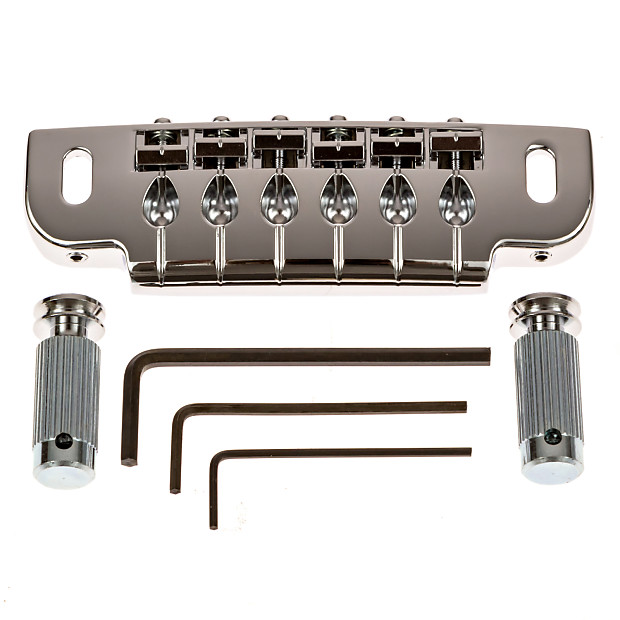 New Chrome Gotoh 510 Wrap Around Adjustable Bridge 510UB | Reverb