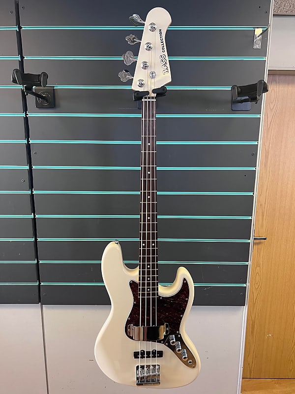 Bass Collection Jive Bass China White Electric Bass | Reverb UK