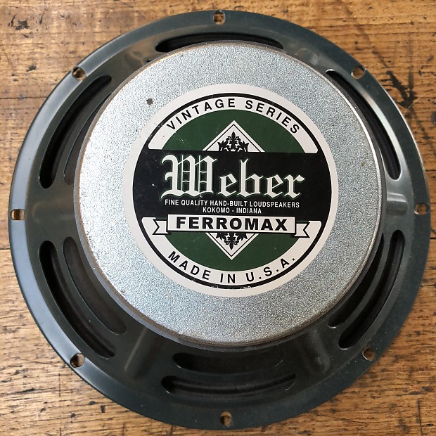 Weber 10F150-T 8 Ohm 25 Watt 10 Inch Speaker | Reverb