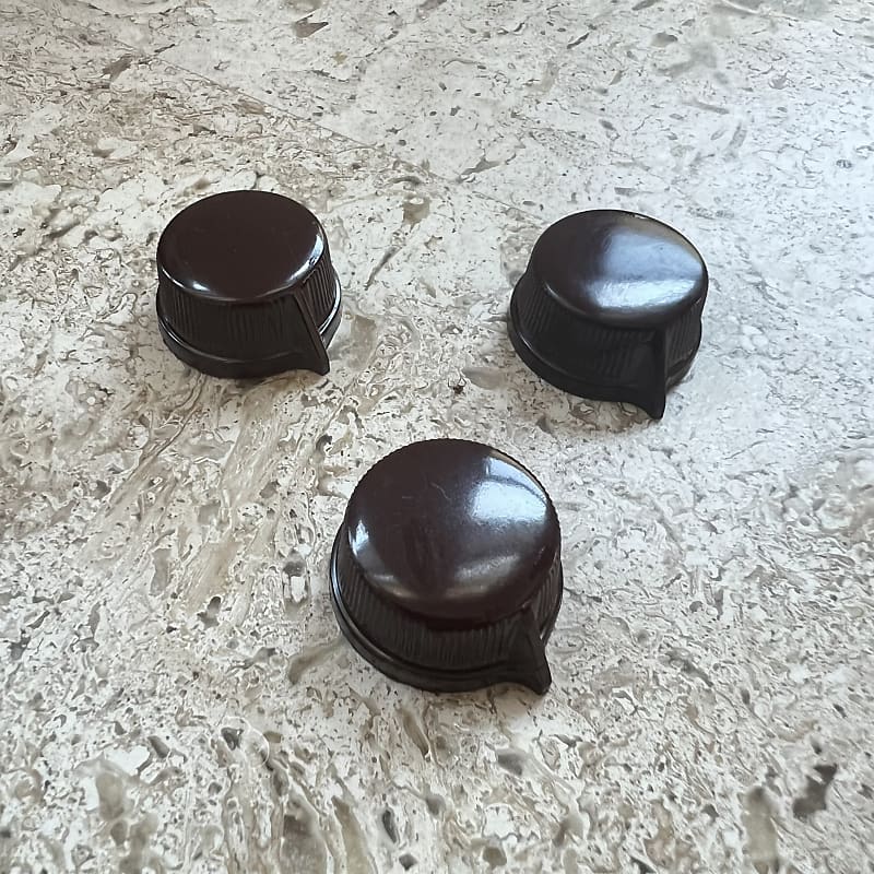 Genuine Davies 1470 Ox Blood Klon Knobs - Set of 3 | Reverb
