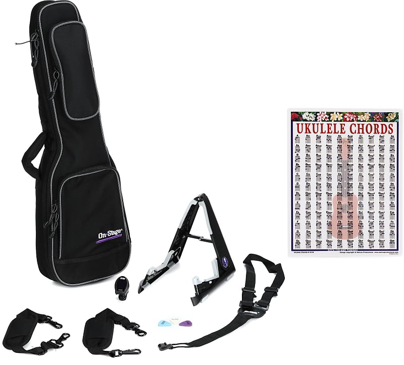 On-Stage UPK2000 Concert Ukulele Accessory Bundle Bundle with | Reverb