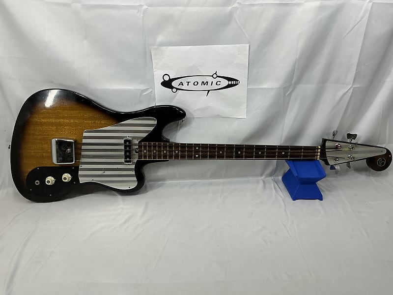 Teisco NB-1 Vintage Bass Guitar - Sunburst | Reverb