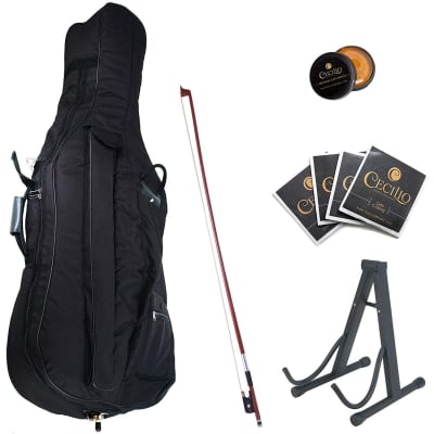 Cecilio CCO-100 Student Cello Outfit - 4/4 (Full Size) / Blue | Reverb