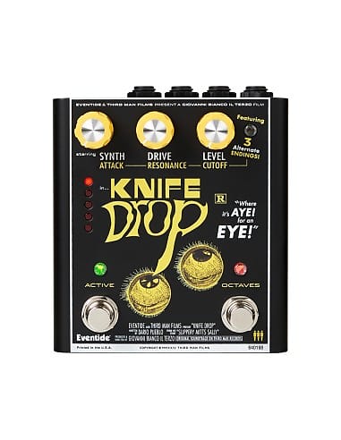 Eventide Knife Drop Fuzz Octave/Synth Monofonico Jack White | Reverb