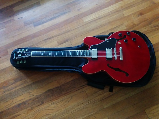 Epiphone ES-335 Pro 2015 Red, Bone Nut! Fret Dress! Pro | Reverb