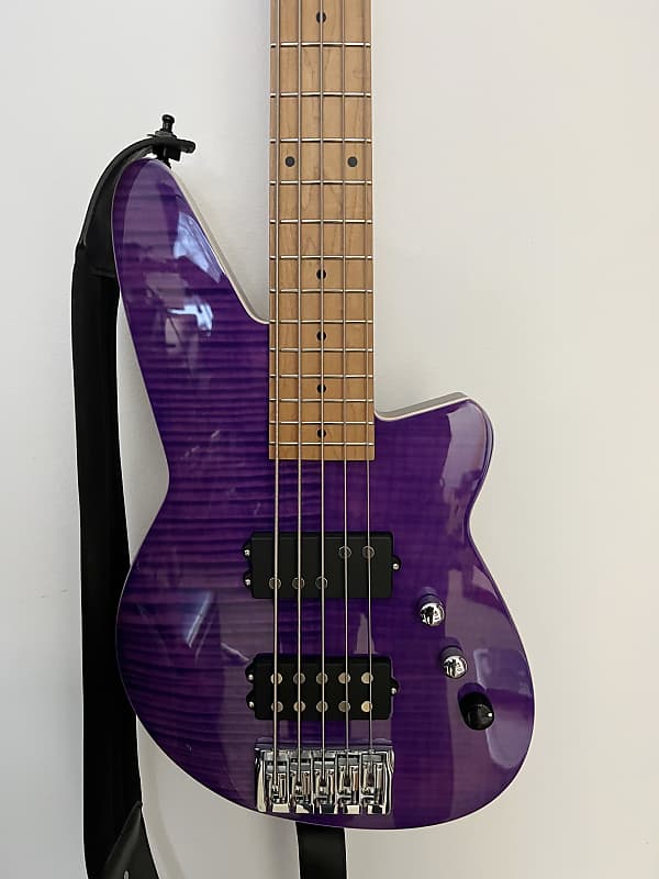Reverend Mercalli FM 5-string Bass Guitar - Purple 2020 - | Reverb